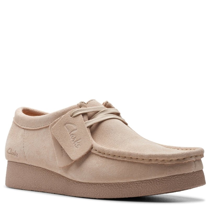 Clarks wallabee sko dame beige fra Clarks